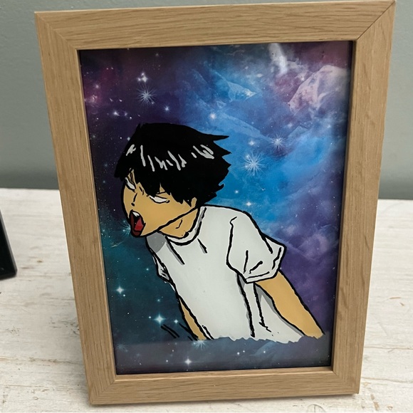 Unknown Artist | Art | Artist Unknown Reverse Painted Anime Photo ...
